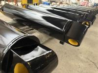 China Double Acting Hard Chrome Plated Lifting Hydraulic Cylinder Large Heavy Duty 195mm for sale