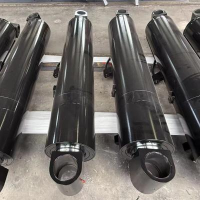 China ODM OEM Luffing Double Hydraulic Cylinder Heavy Duty With Hard Chrome Plated Piston Rod for sale