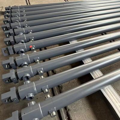 China Hard Chrome Plated Telescopic Hydraulic Double Acting Cylinder For Construction Machinery for sale