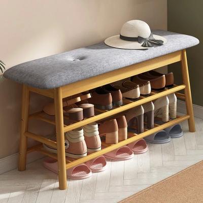 China Folded Design Shoe Rack Entryway Organizer with 2 Tier Storage for Self-Contained Installation in Hallway or Living Room for sale