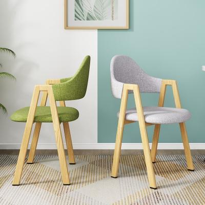 China Nordic Dining Chair Home Simple Modern Restaurant with Backrest A-shaped Milk Tea Shop Table Desk Stool for sale