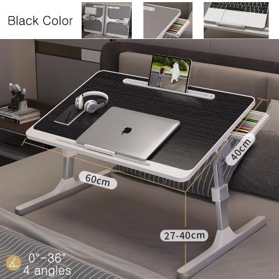 China Foldable Laptop Table for Bed Side Portable Study Desk on the Adjustable Height Multi-functional for sale