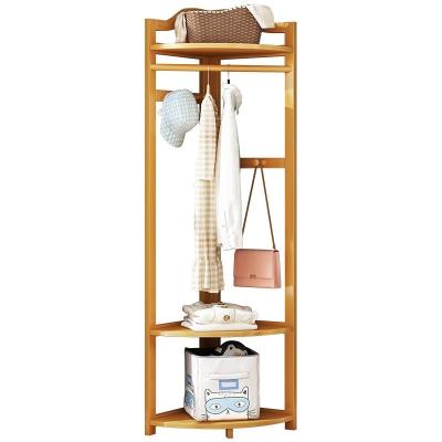 China Wholesale Clothes Stands Corner Rack Entryway Hall Organizer Coat Shirt Hanging for sale