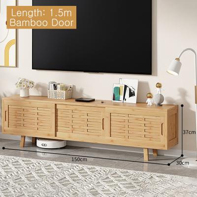 China Modern Living Room Furniture Television Standing Cabinet Large Capacity Natural TV Storage in for sale