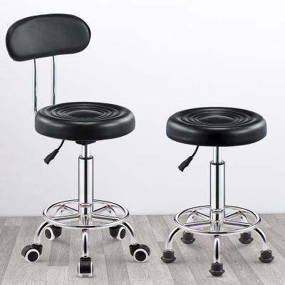 China Swivel Bar Chair Lift High Round Beauty Stool for Dining Living Room Hotel-Quality Household Furniture for sale