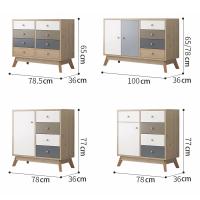 China Free Installation Storage Cabinet with 5 Drawers, Office for Living Room Bedroom Entryway Hallway, Floor for sale