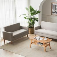 China Cheap Modern Loveseat Sofa Fabric Office Home Furniture Two Seater Couch in Living Room for sale