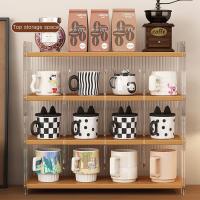 China Acrylic Desktop Organizer Rack for Mug Cup Cosmetics Storage Water Bottle Kitchen Pantry-for Kitchen Islands & Carts for sale