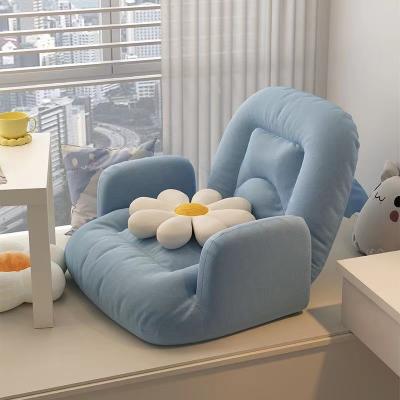 China Wholesale Single Person Sofa with Backrest, Foldable Japanese Style Armrest, Thickened Cushion, Bedroom Balcony, Lazy for sale