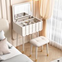 China Wind Flip Dresser Bedroom Modern Simple Mini Small Household 60cm Net Red Girl Light Luxury Makeup Table for sale