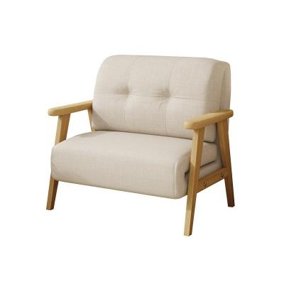 China Large Size Chair Heavy Duty Sofa Bed Accent Lounge in Living Room Wooden Frame Sleeper Couch for Apartment for sale