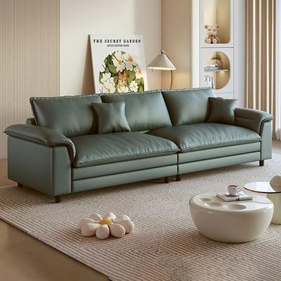 China MIcrofiber Fabric Sofa Couch Set Sectional 5 Seaters with Footstool Oversize Lounge in Living Room Futon for sale