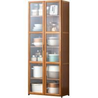 China Sideboard Small Space Kitchen Storage Shelf Locker Living Room Against the Wall Home Household Tea Wine Cabinet for sale