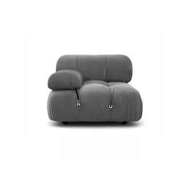 China Luxury Multifunctional L Shape Fabric Furniture Wooden Webbing Sofa Without Frame Set Models for sale