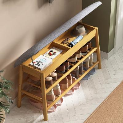 China Entrance with Shoe Storage, Doorway Shelf, Ottoman Organizer Cushion, Iotxy for sale