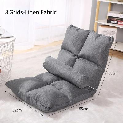 China Adjustable Modern Design Fabric Floor Chair for Gaming Comfortable Recliner Sofa in Living Room Bedroom FoldableLazy-Boy Style for sale