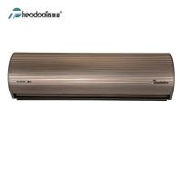 China 2025 New Arc Shape Aluminum Cooling Air Curtain For Ventilation Commercial Buildings 20m/s for sale
