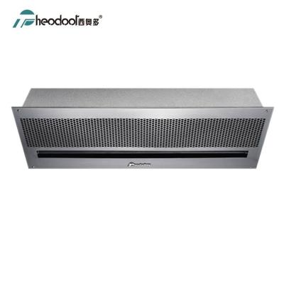 China 2025 Recessed In Ceiling Wind Air Curtain With Stainless Steel Cover 36 Inch 60 Inch for sale