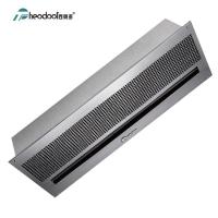 China 2025 Recessed In Ceiling Wind Air Curtain With Stainless Steel Cover 36 Inch 60 Inch for sale