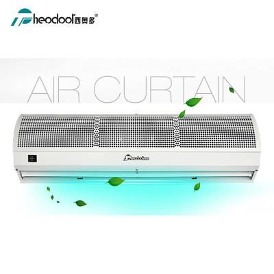China 2025 New Cross-flow Air Curtain With Powdered Metal Cover For Door Of Cafeteria Bakery for sale