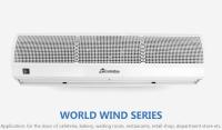 China 2025 Low Noise Compact Air Curtain 40 Inch , Door Air Cutter With Touch Switch for sale
