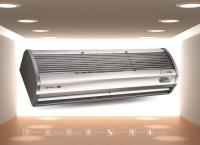China White Low Wind Resistance Electric Warm Air Curtain Heater 180cm / 150cm for sale