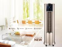 China 2025 Warm Sun Series Vertical Fan Heater With Smart Touch Screen Control Heating Air Conditioning for sale
