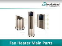 China 2025 Warm Sun Series Vertical Fan Heater With Smart Touch Screen Control Heating Air Conditioning for sale