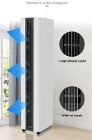 China SS304 Vertical Air Curtain for 3-4m Entrances 18m/s Airflow for sale