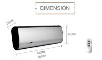 China Industrial Air Curtain Over Door Heater with 1 Year Warranty and 60cm or 80cm Size Options for sale