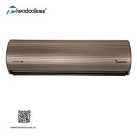 China Anti Corrosion Golden Brown Commercial Air Curtain / Cool Air Doors for sale
