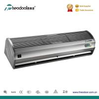 China 2025 Aluminum Silver Residential Overhead Door Air Curtains With Cross Flow Fan for sale