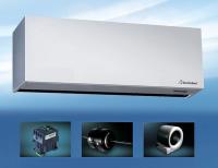 China 2025 Electric Heating Series Centrifugal Hot Wind Heated Air Curtains For Doors 11-14m/s for sale
