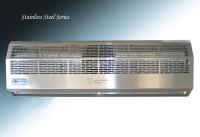 China Stainless Steel Cover Entryway Commercial Overhead Door Air Curtain for sale