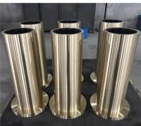 China Marine Water Lubricated Bronze Propeller Shaft Rubber Flange Bearing for sale