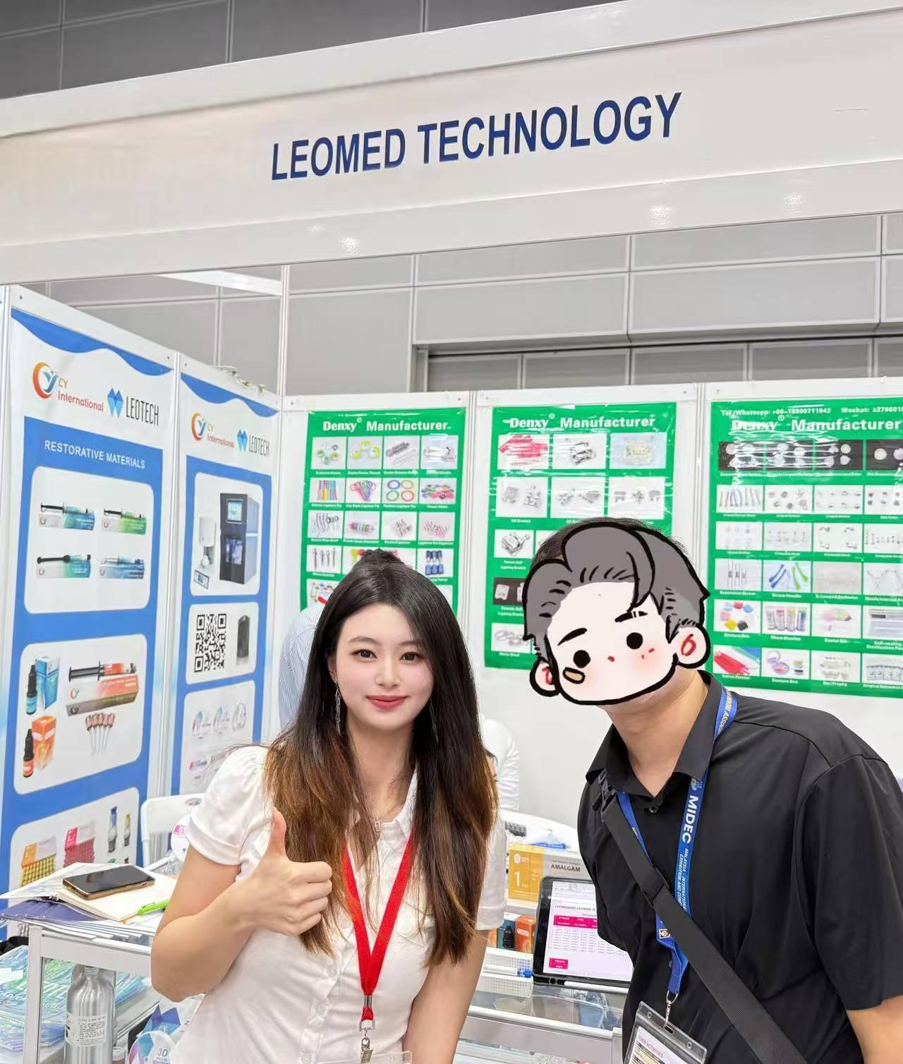 Team members at the exhibition