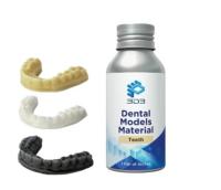 China Class III Dental Model 3D Printing Resin Material - 140 MPa Compression Strength, White/Grey/Tooth Colors for Crowns and Bridges for sale