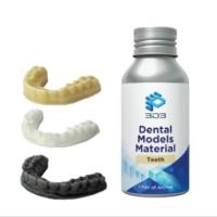 China CE Certified Dental Model 3D Printing Material - Biocompatible Resin with 100-300 Mpa*s Viscosity for 405nm Laser/DLP/LCD Printers for sale