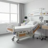 China DH-III Seven-Function Electric Hospital Bed with High-Precision Weighing ≤0.2kg and 7-Position Adjustment in Antibacterial HDPE Material for sale