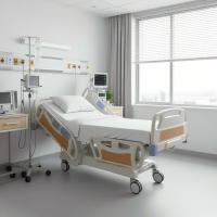 China DH-III Seven-Function Electric Hospital Bed with High-Precision Weighing ≤0.2kg and 7-Position Adjustment in Antibacterial HDPE Material for sale