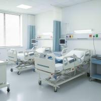 China DH-III ICU Electric Bed 4 Motors 240kg Load Capacity Silent Casters Multi Control Modes for sale