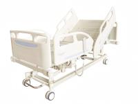 China DH-1-B Three-Function Electric Bed with Angle-Display Guardrails 125mm Silent Wheels for sale