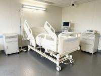 China DH-1-B Three-Function Electric Bed with Angle-Display Guardrails 125mm Silent Wheels for sale