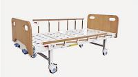 China Manual Double-Crank Nursing Bed with Composite Headboard (Basic or High-Side Option) - Composite Series for sale