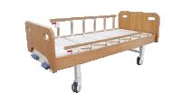 China Manual Double-Crank Nursing Bed with Composite Headboard (Basic or High-Side Option) - Composite Series for sale