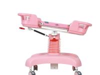 China Height-Adjustable ABS Baby Crib 850-1000mm Transparent Inclining Bassinet Locking Casters Model A24 ABS-1 for sale