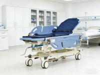 China Antibacterial-Coated Transport Trolley with Adjustable Backrest & Height - Model B2 for sale