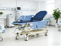China Antibacterial-Coated Transport Trolley with Adjustable Backrest & Height - Model B2 for sale