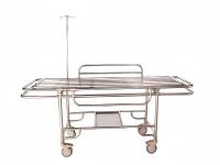 China 304 Stainless Steel Stretcher Trolley 1950x600mm Custom Size Hospital Patient Transport for sale