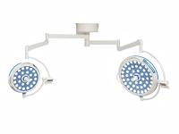 China Dual-Head Surgical LED Light 80000 Hour Lifespan One-Touch Rotation Mode for sale